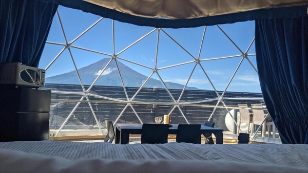 A private scenic view! Mount Fuji Panorama Glamping in Fujikawaguchiko ...